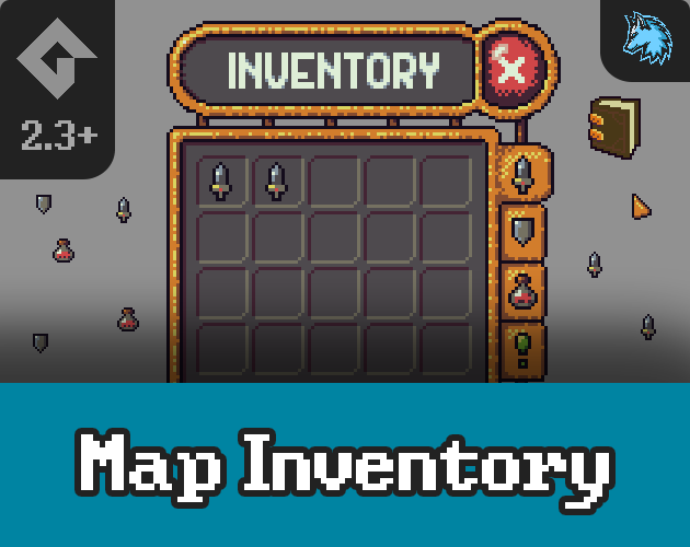 Map Inventory - for Game Maker Studio 2.3+ by GhostWolf