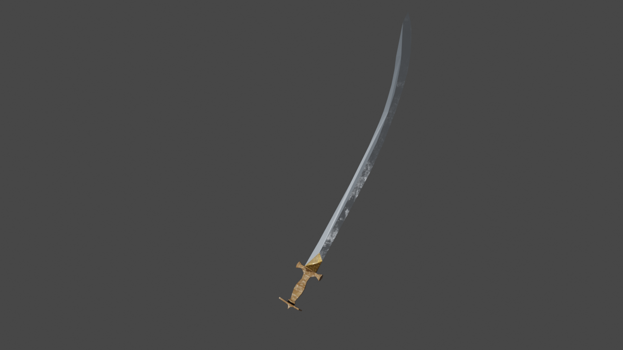 Curved Sword by Rafilly