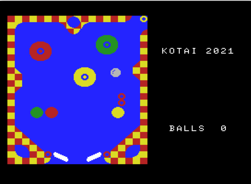 Pinball by Kotai by BASIC 10Liner