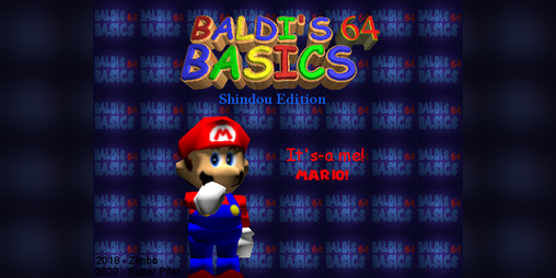 Baldi's Basics 64: Shindou Edition by SuperPiter