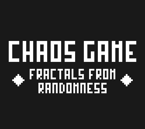 Chaos Game Simulation - Fractals from randomness by Oriol - Rough Skin