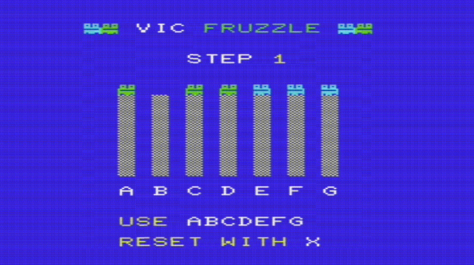 Vic Fruzzle by Fabrizio Caruso by BASIC 10Liner