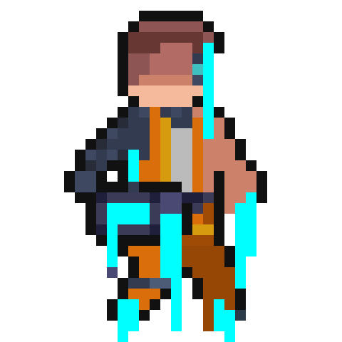 Sci-fi Lab Cyborg Platformer - Pixel Art by FoozleCC