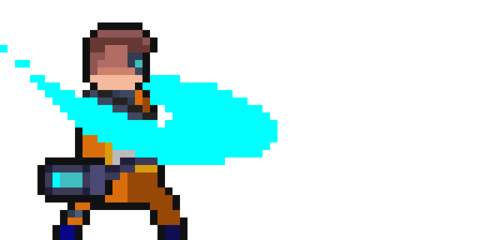 Sci-fi Lab Cyborg Platformer - Pixel Art by FoozleCC