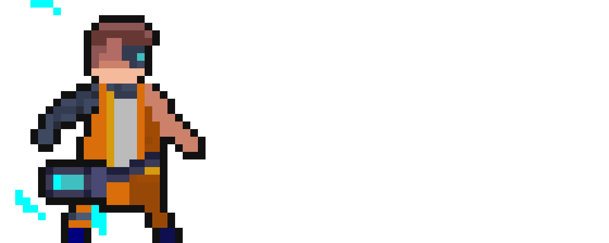 Sci-fi Lab Cyborg Platformer - Pixel Art by FoozleCC