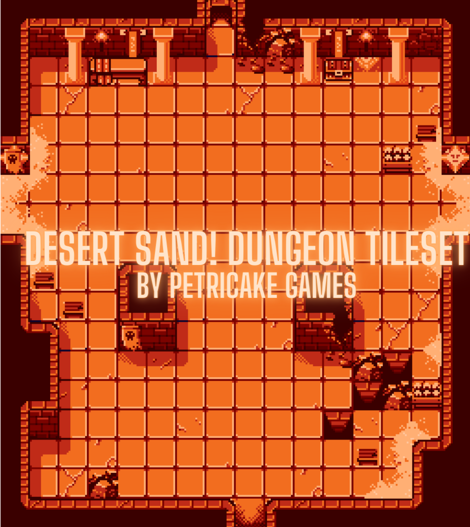 Desert Sand! Dungeon Tileset by PetricakeGames