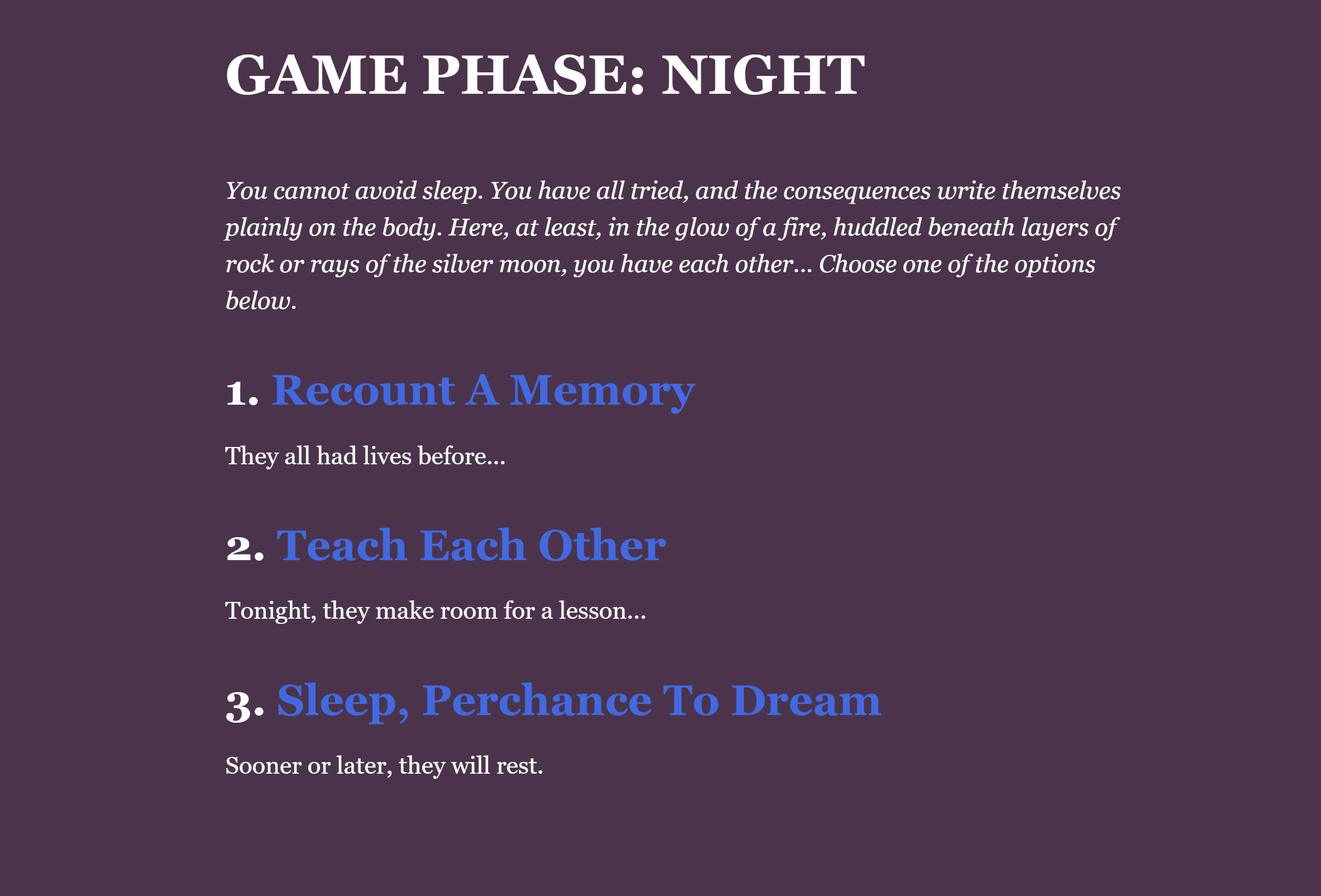 The Settlers Twine Survival Adventure by Ewan Matthews