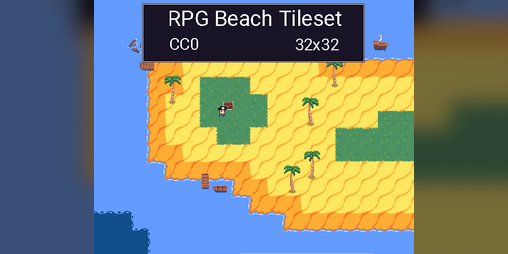 RPG Beach Tileset by Stealthix