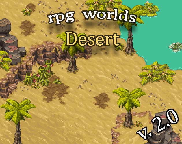 RPG Worlds Desert by Szadi art.