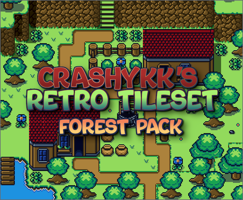 Added path tiles. - [16x16] CRT - Forest Pack by Crashykk