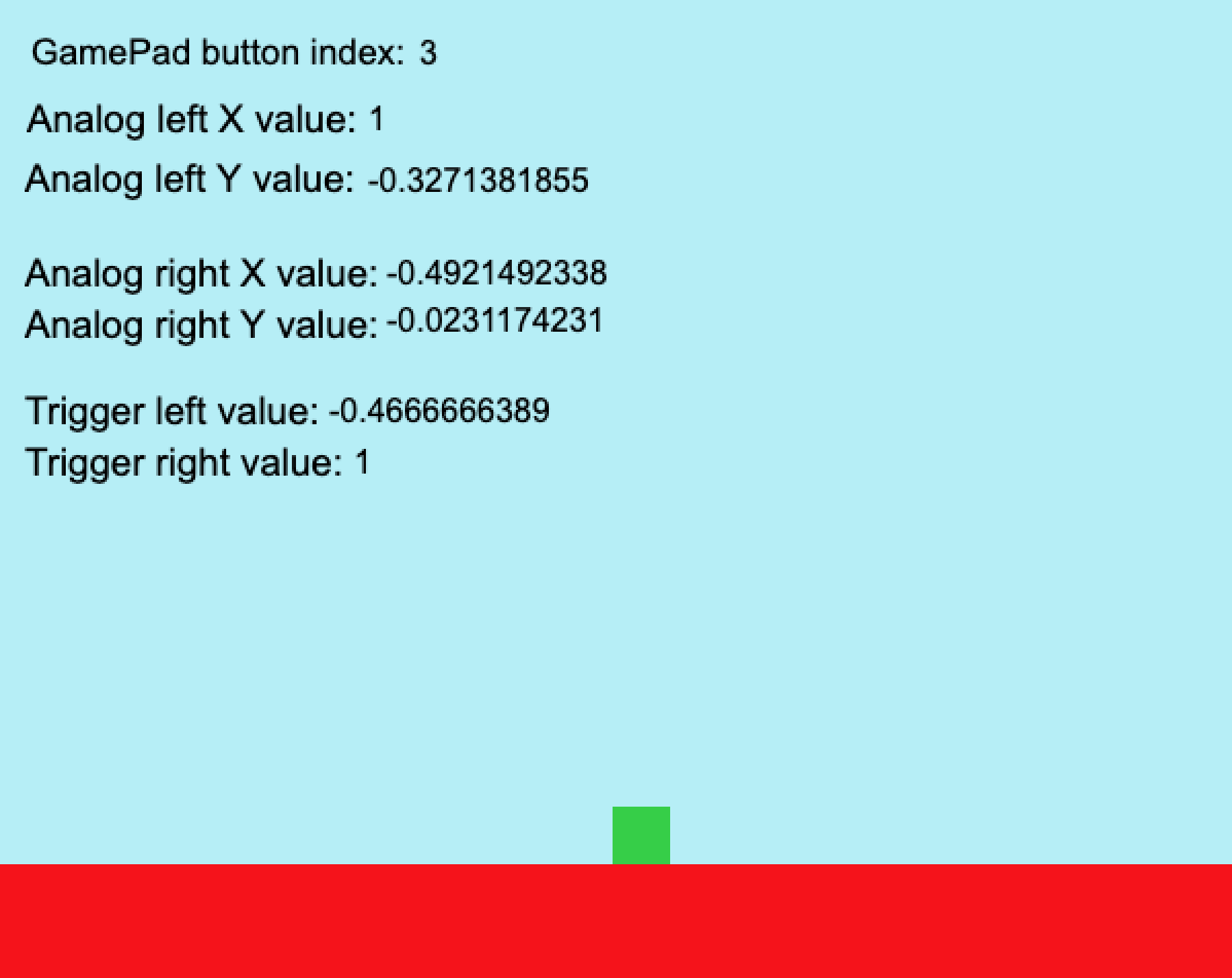 Construct 3 Gamepad input values by sirBull