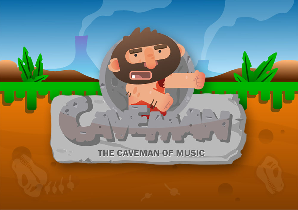The Music Caveman by david-toranzo, Gaby.Andino