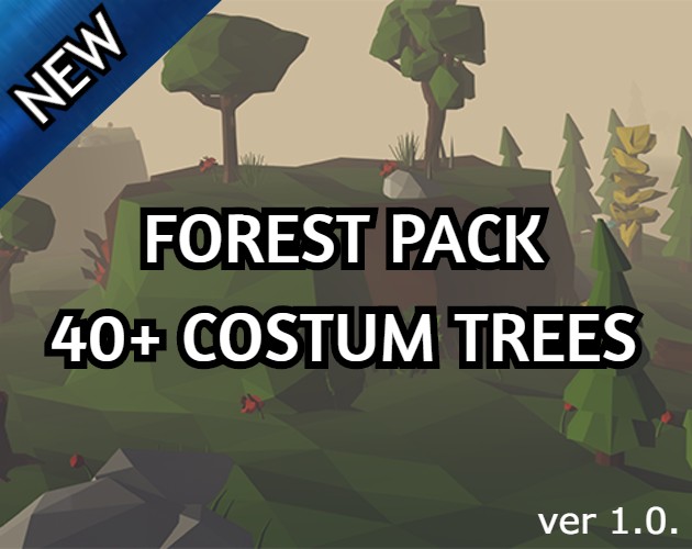 Forest pack (with 40+ trees) by FariszWP