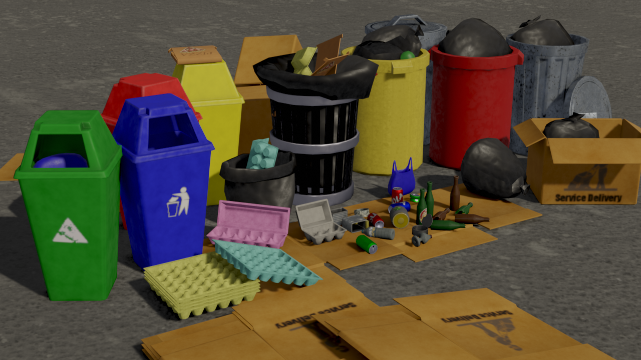 Simple Garbage Props by loafbrr