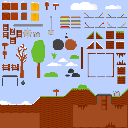 Platformer game pack by Artashes