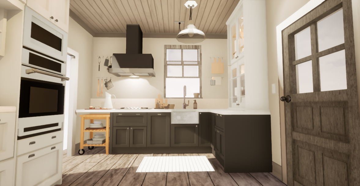 Ikea Kitchen 3D recreation by uwugames