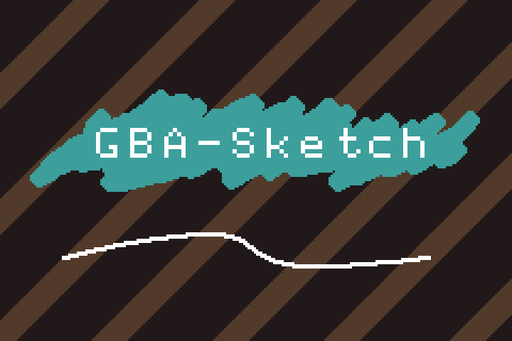 GBA-Sketch - a drawing application for Gameboy Advance by DOVAI