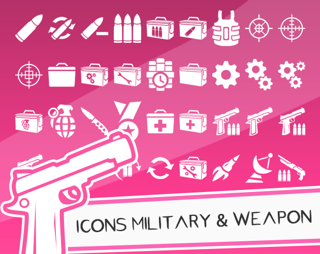 Assets: Icons Military & Weapon [+44] by Wenrexa
