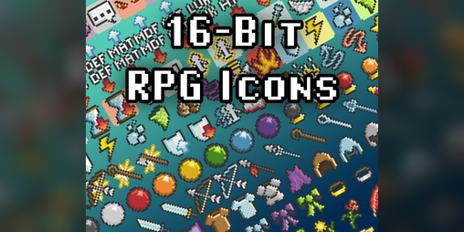 16-Bit RPG Icons by RandallCurtis