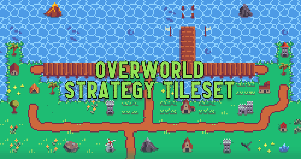 Fantasy: Overworld Strategy Tileset by John Ivess