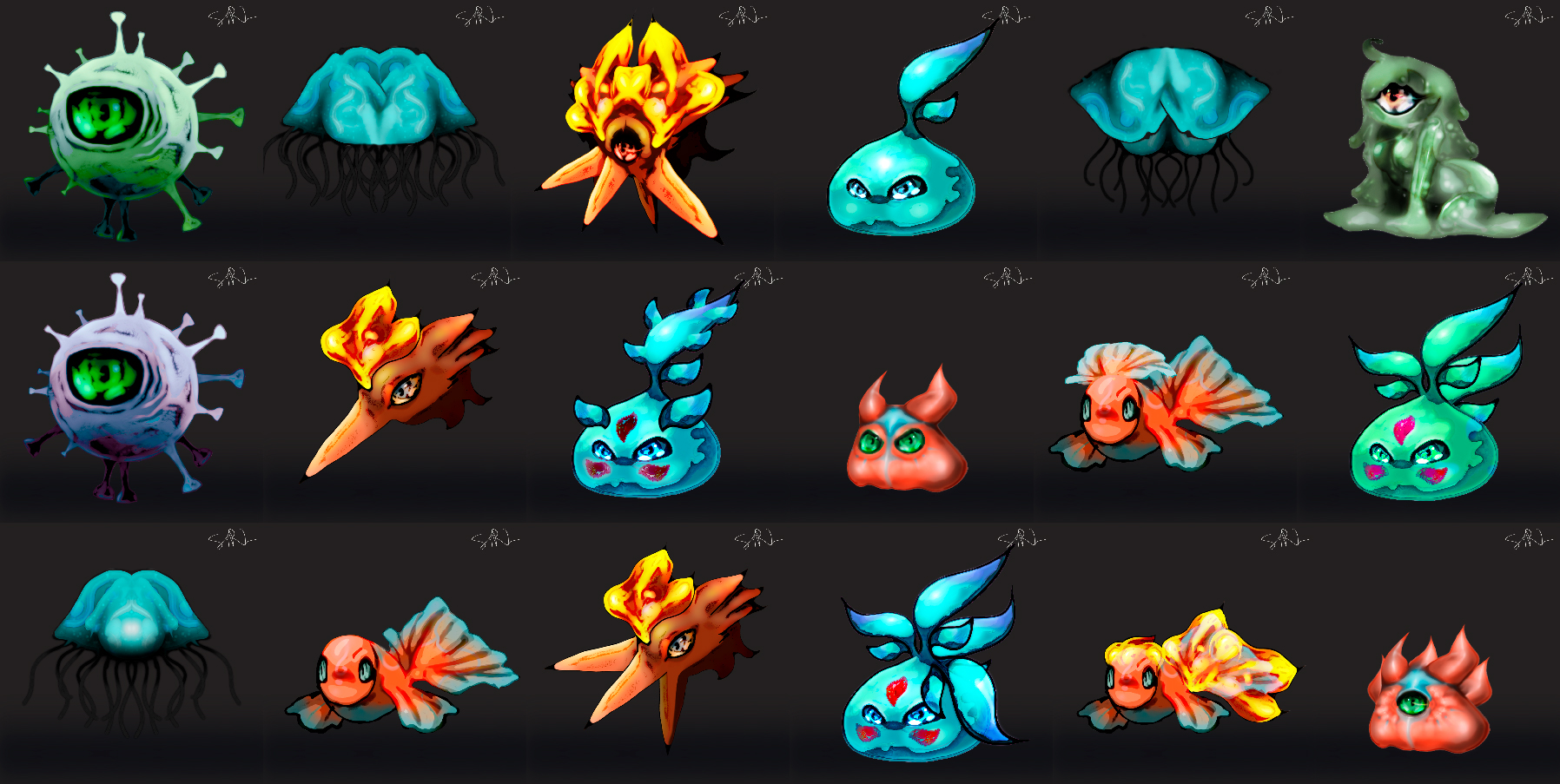Blob Monsters by SARL
