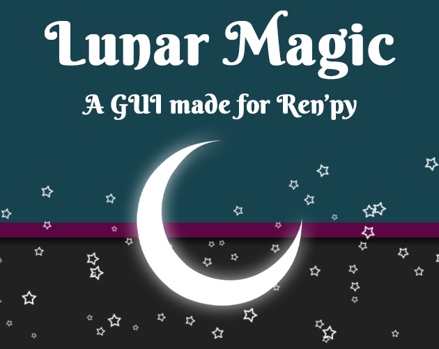 Lunar Magic Ren'py GUI Design by Jaime Scribbles Games