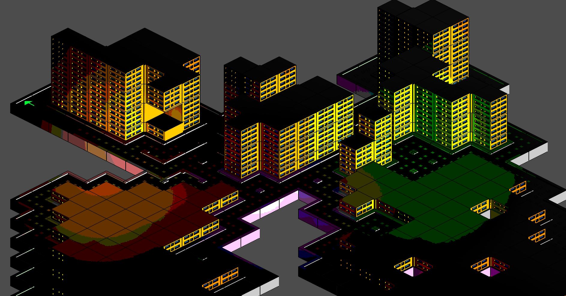 City Building/Lighting Tech Demo by GetBass