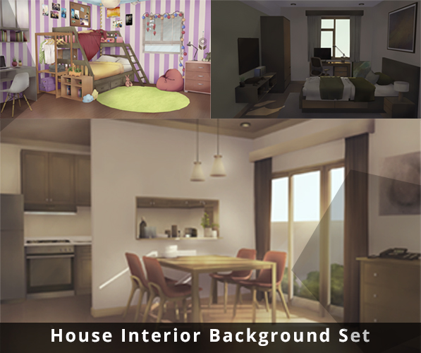 House Interior Background Set 1 by hhelsvt