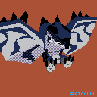 Monster: Azure Rathalos by Danielle