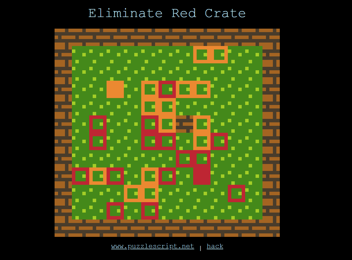 Eliminate Red Crate by h-x-y