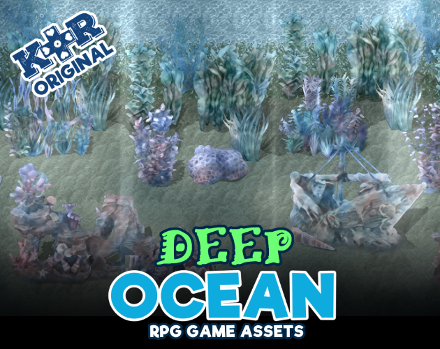 KR Deep Ocean Tileset for RPGs by Kokoro Reflections