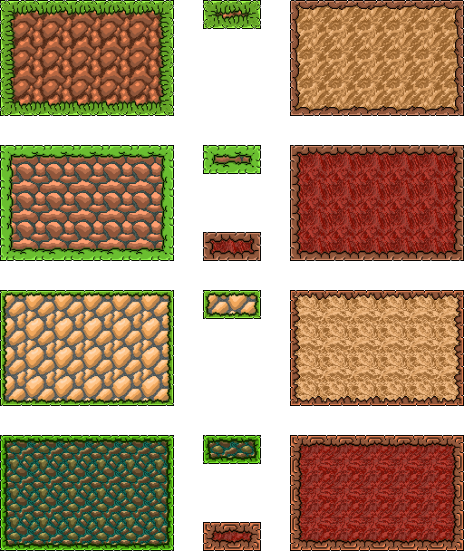 Simple platformer tileset and platforms 3 by kimpo