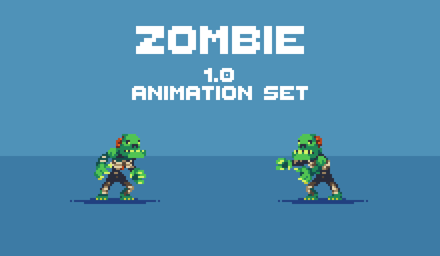 Zombie - Animation set by PixelTheWise