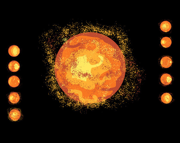 Fire Balls 2D by teddytheillustrator