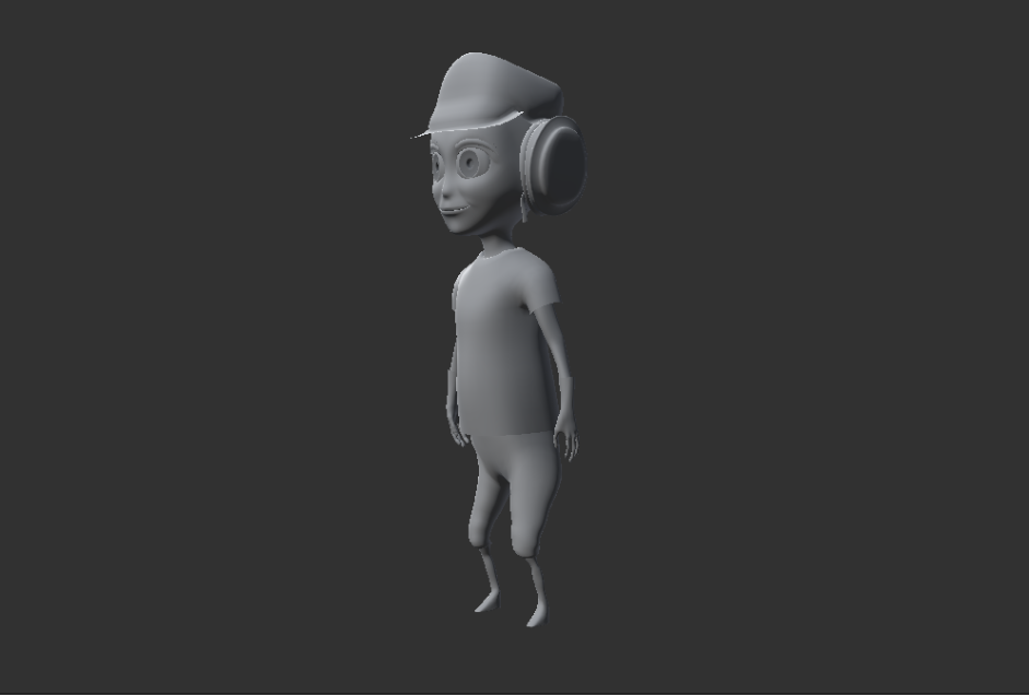 Cartoon Character with Rig and 6 Animations by Massimo