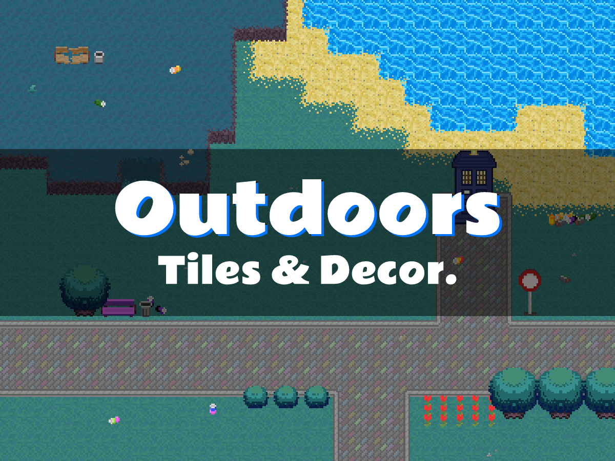 The Outdoors - 16x16 Tileset by Artyom Gabtraupov