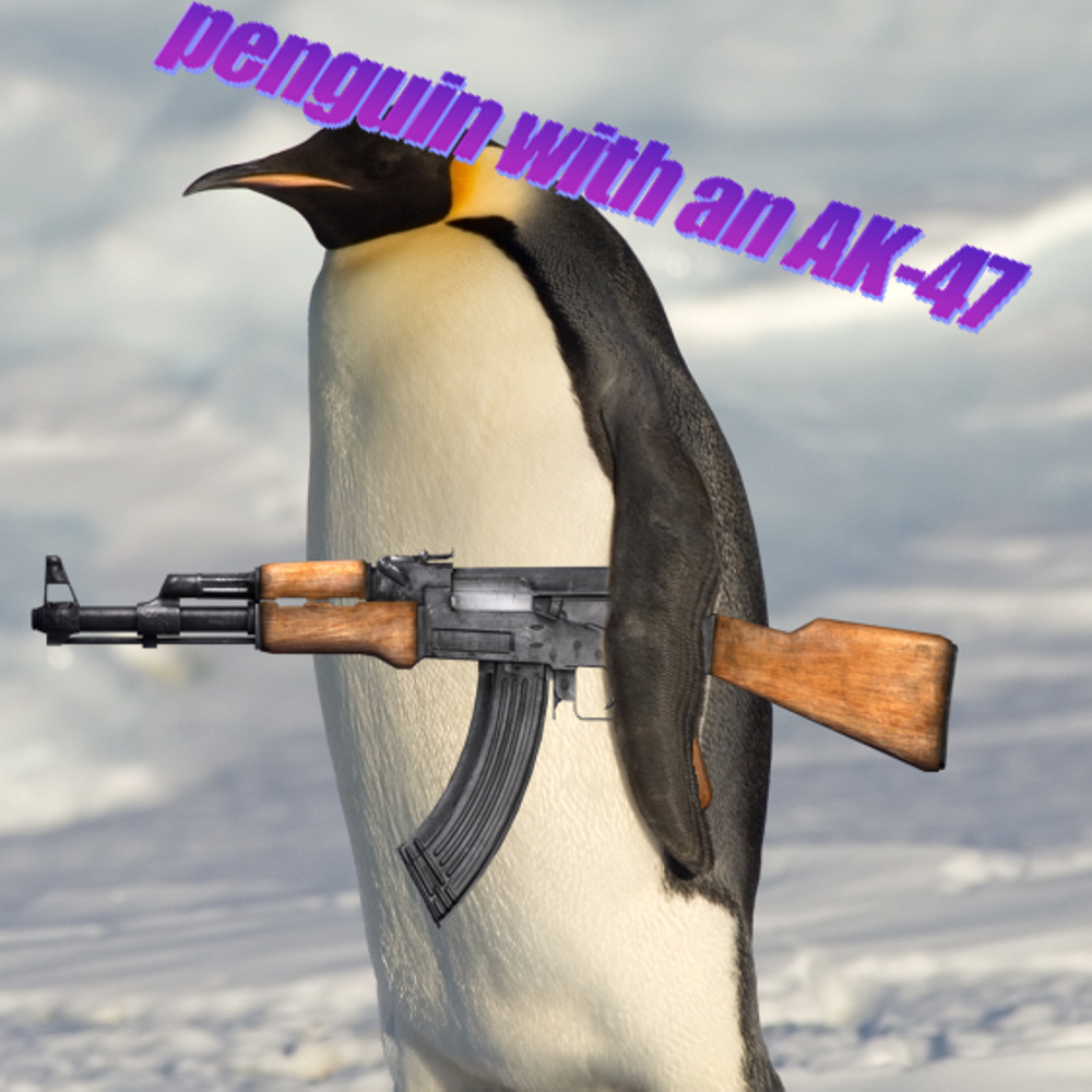 Penguin with an AK-47(early access) by bloody chicken