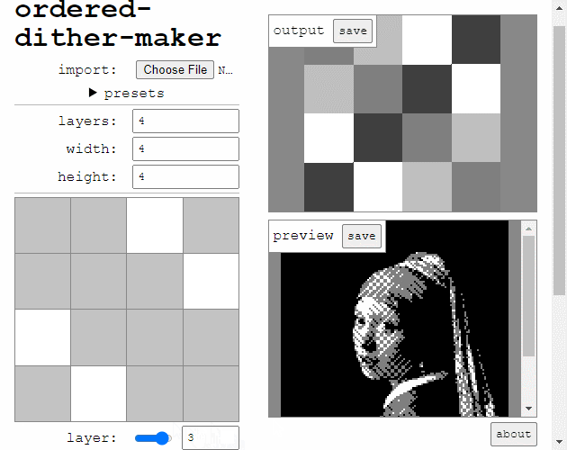 ordered-dither-maker by Sean