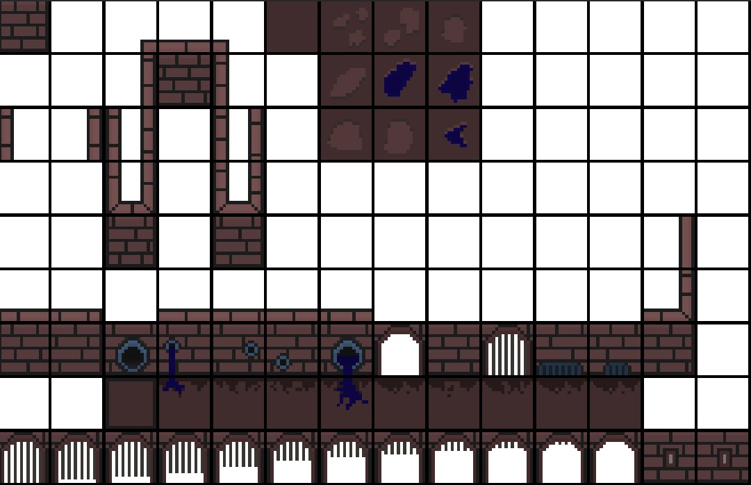 Dungeon game sprite sheets (16x16) by StarSoftware