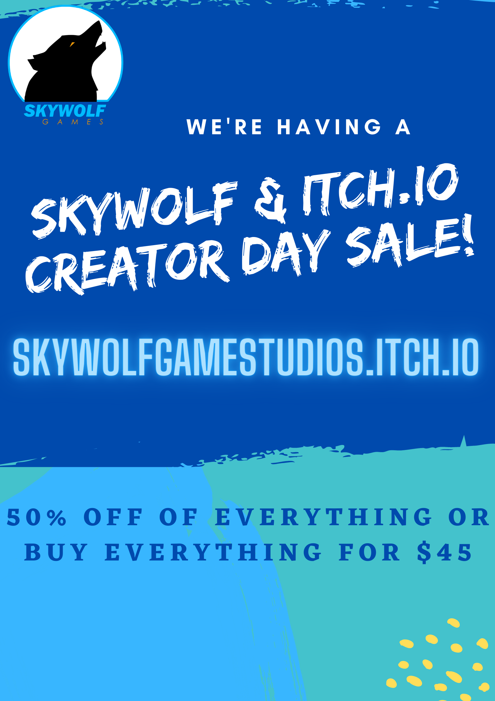 Itch.IO Creator 3-Day Madness Sale! by SkywolfGameStudios - itch.io