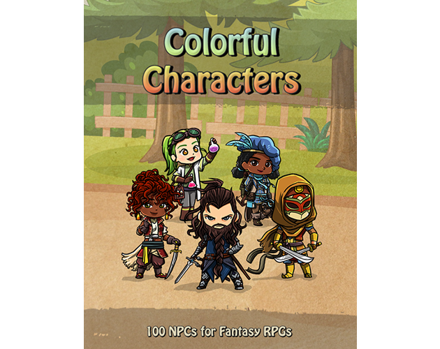 Colorful Characters: 100 NPCs (Free!) by Bandit Camp for Bundle ...