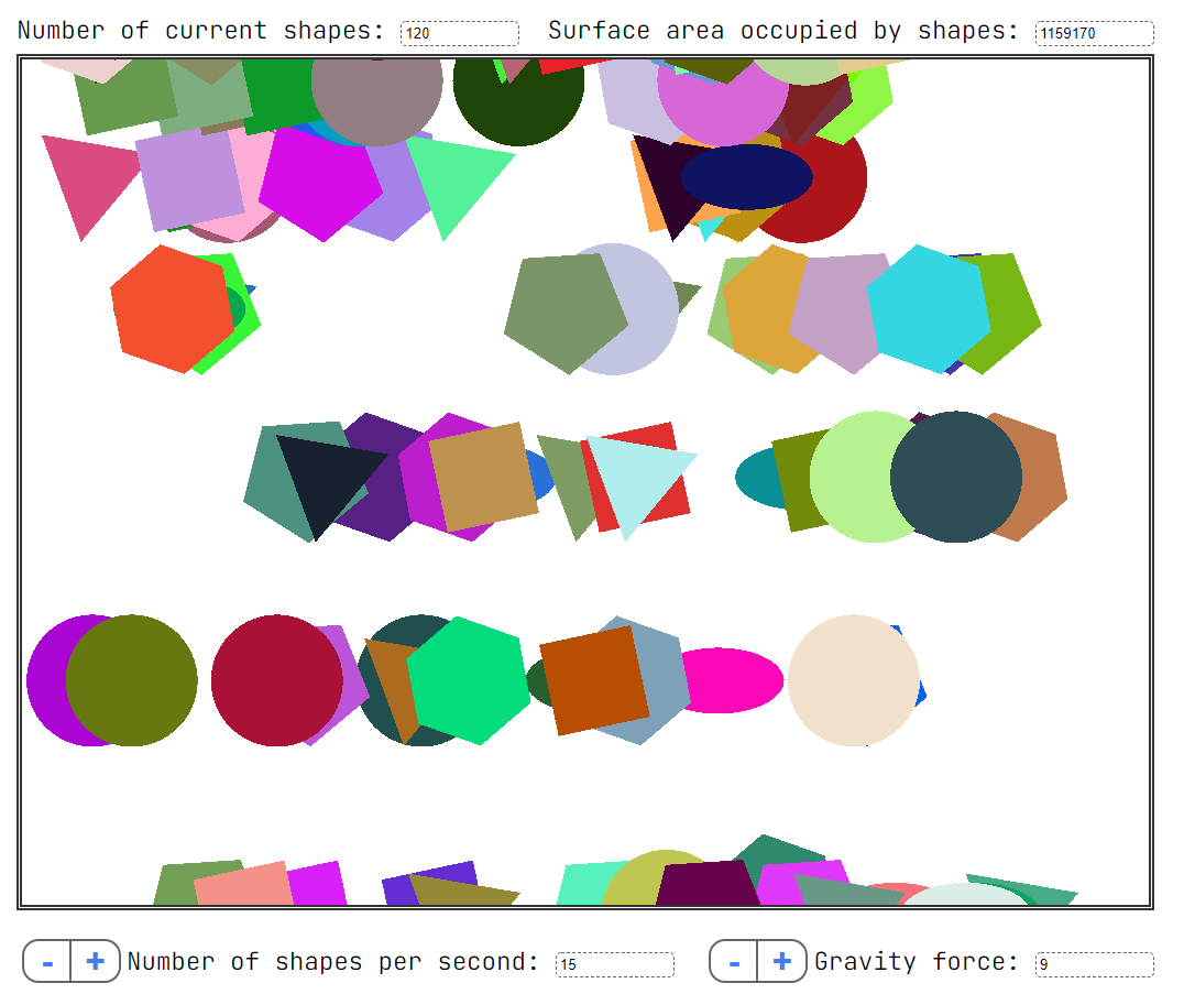 Falling shapes by BodaMat