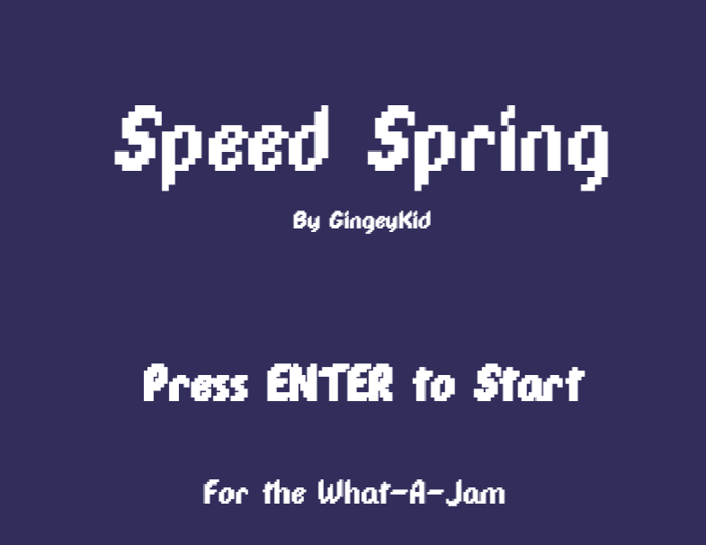 Speed Spring by GingeyKid