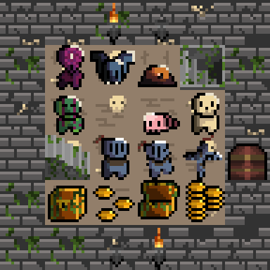 Meat sprite - Dungeon Crawler Tileset by Hamzalopode