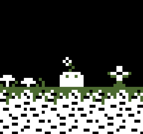 16x16 Grass World Simple 2D Platformer Tileset by A.M. Projects