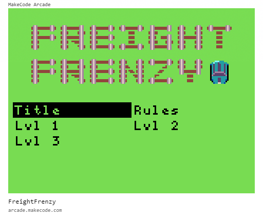 Freight Frenzy by LongPawGames for MakeCode Arcade Time Jam - itch.io Freight Frenzy by LongPawGames for MakeCode Arcade Time Jam - itch.io