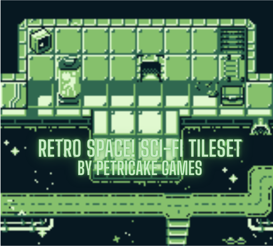 Retro Space! Sci-Fi Tileset by PetricakeGames