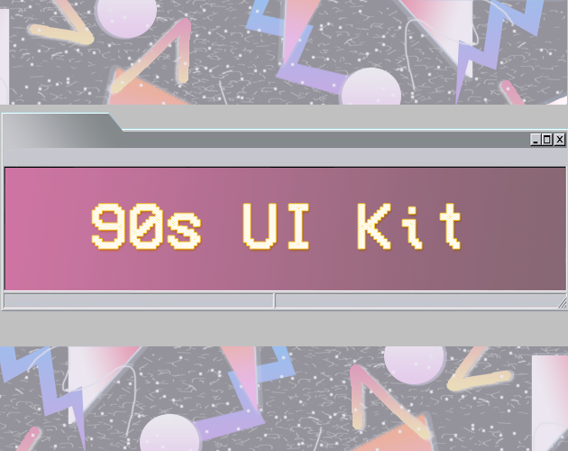 Retro Windows and Buttons by CallMeKerrigan