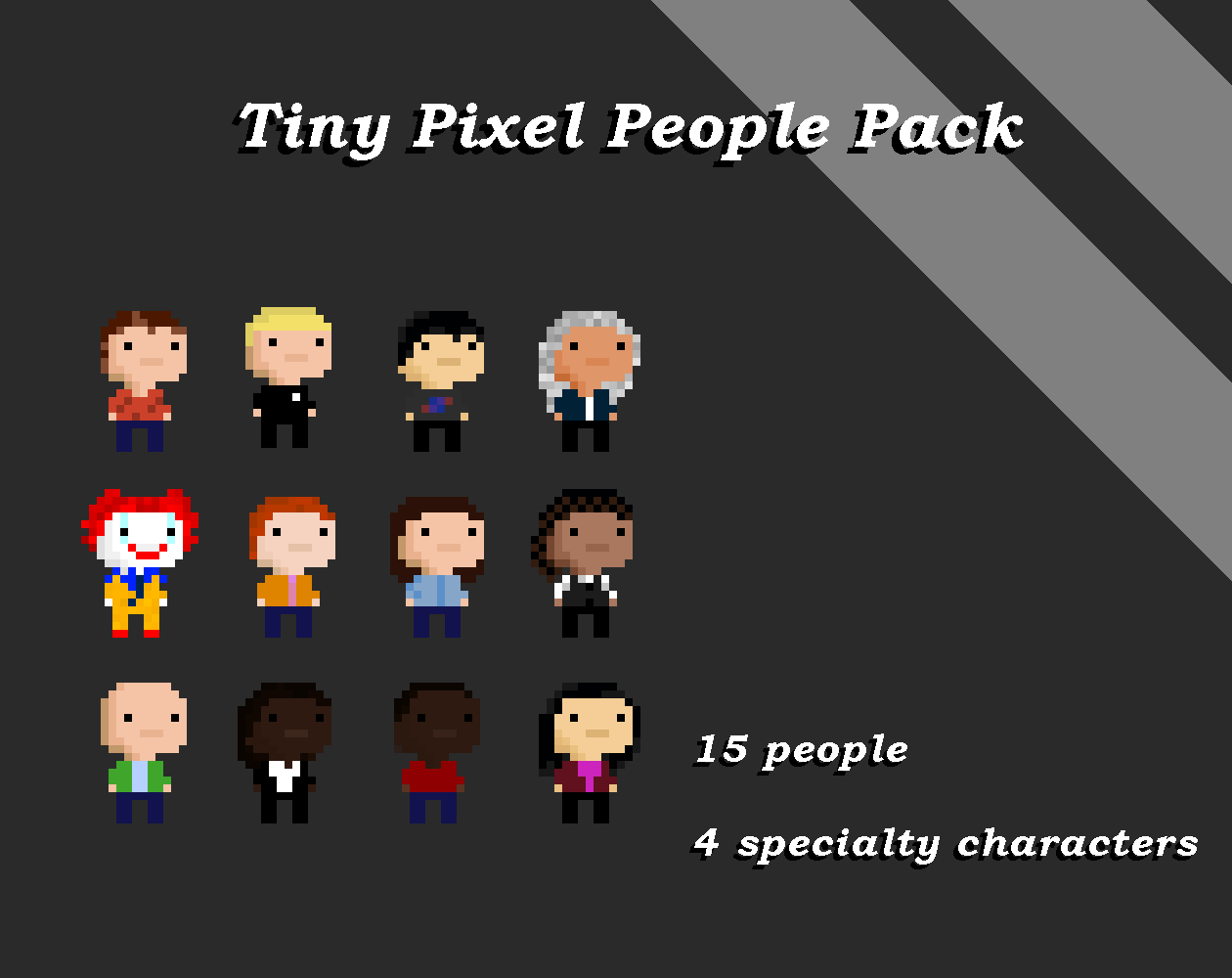 Comments - Tiny Pixel People Asset Pack by BTL games