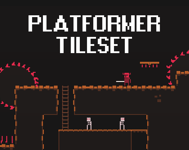 PIXEL ART PLATFORMER TILESET by Senari Rey